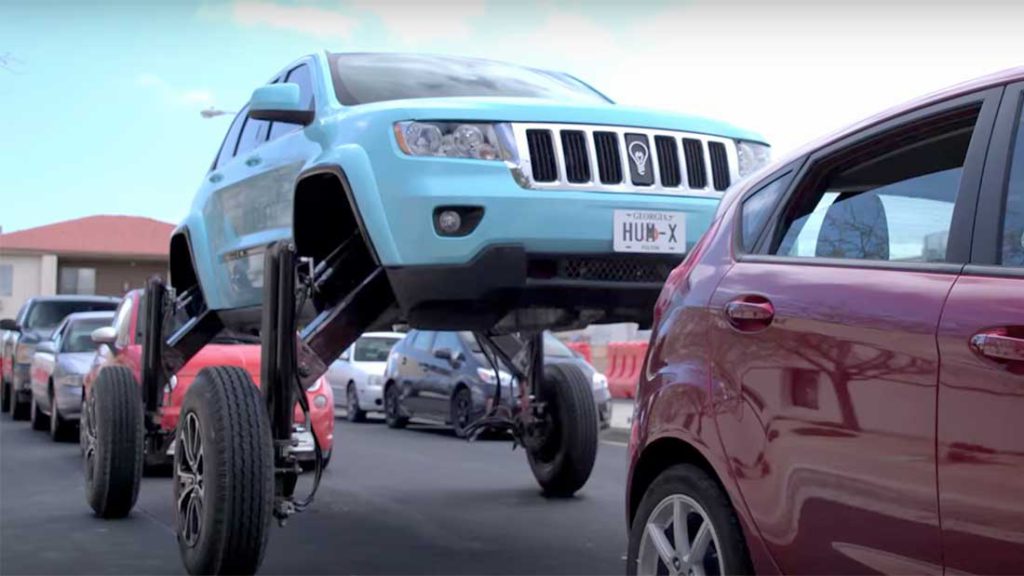 Hum Rider : une Jeep pour mettre fin au calvaire des bouchons